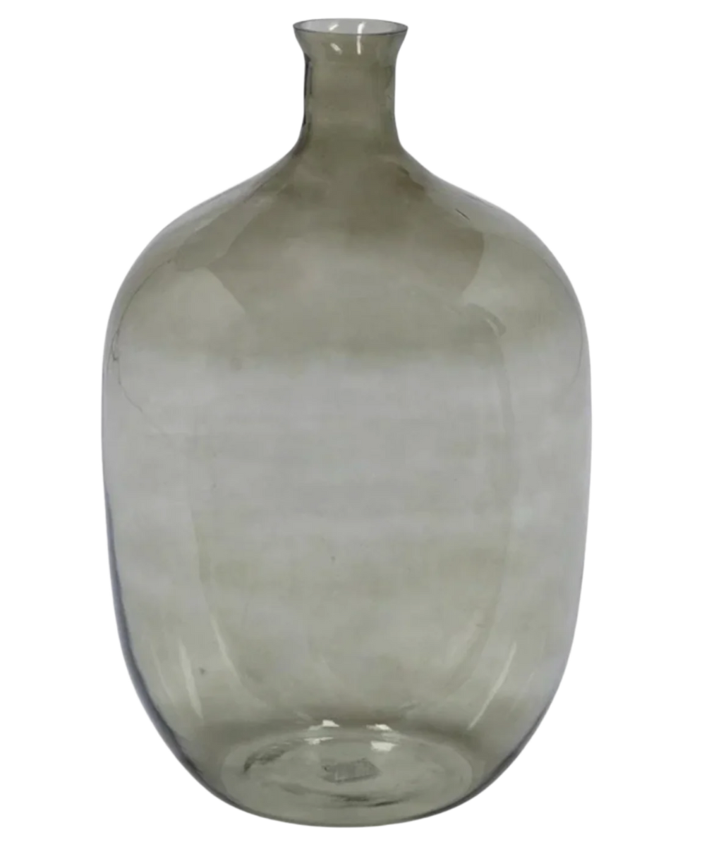 Olive Glass Vase Simply Perfect
