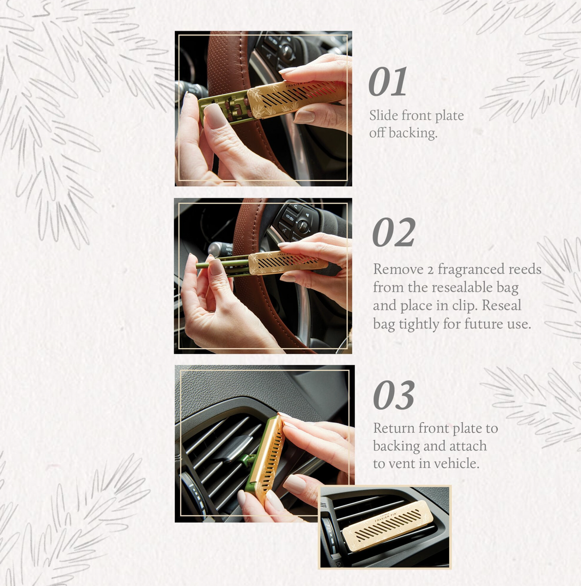 Frasier Fir Car Diffuser Kit – Simply Perfect